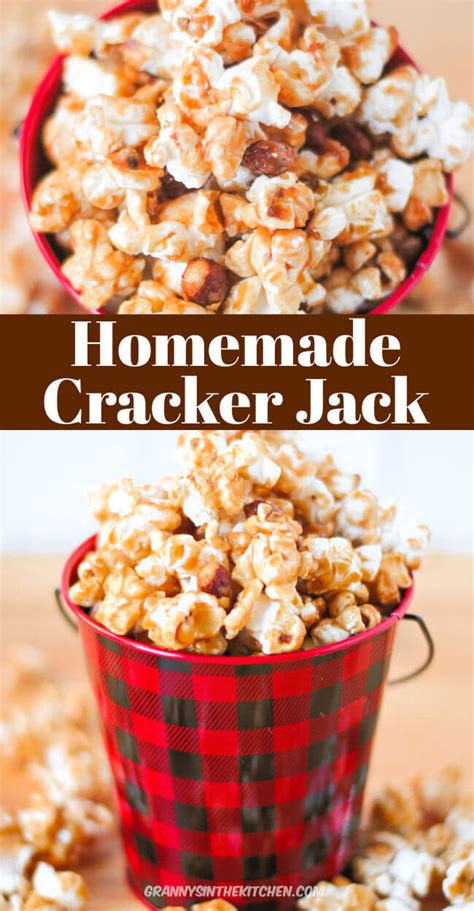 Homemade Cracker Jack Recipe Grannys In The Kitchen