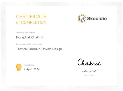 Skooldio Tactical Domain Driven Design Noraphat Dev