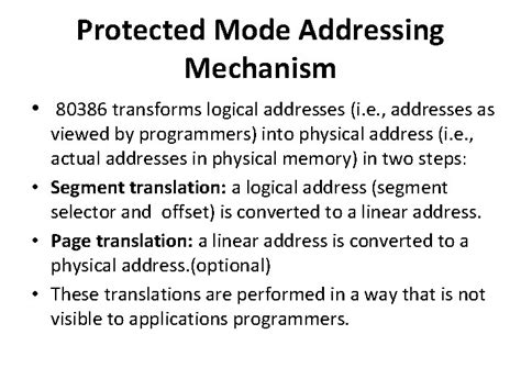 80386 Dx Programming Model The Basic Programming Model