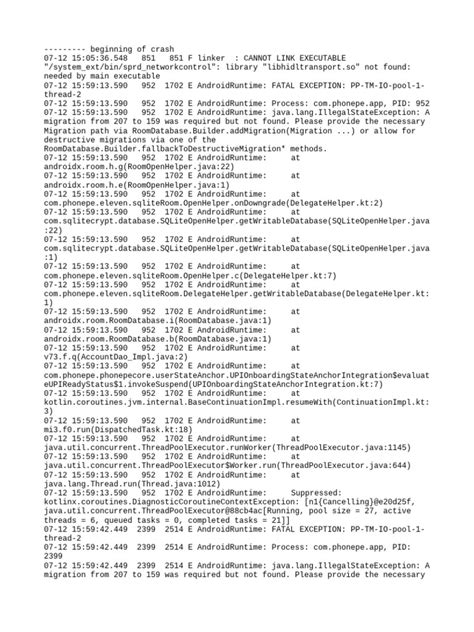 Standby Android Log 2024 0714 171859 Pdf System Software Computer Science