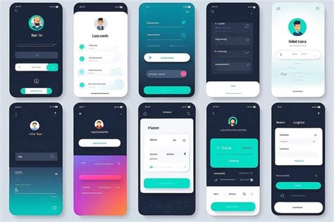 Ui Ux App Kit Set Web Interface Elements Responsive Mobile Website With
