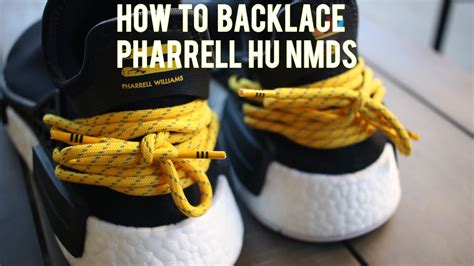 How To Backlace Pharrell Human Race Nmds [any Colorway] Youtube