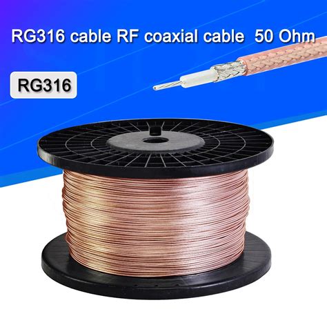 Rf Rg316 Coax Coaxial Cable Rg316 Coax Coaxial Cable 5m Connector