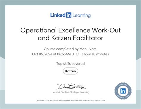 Manu Vats On Linkedin Certificate Of Completion