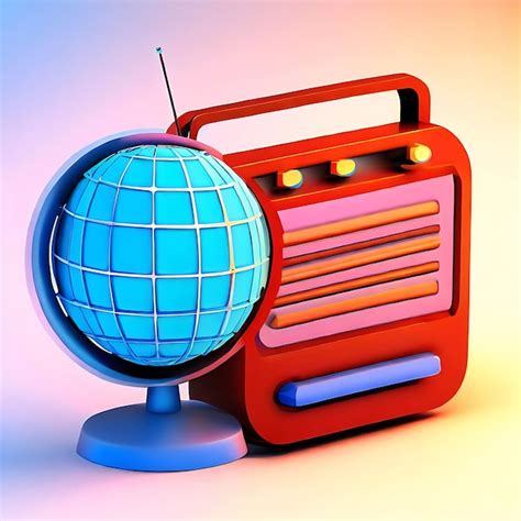 Premium AI Image Tuning Into Unity Celebrating World Radio Day