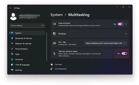 How To Enabledisable Title Bar Window Shake In Windows 11 Devsjournal