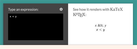 Katexrender Double Encodes Html Entities In Mathml · Issue 1782