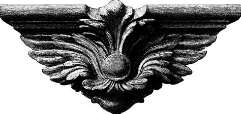 Vintage Ornamental Acanthus Leaf Design With Intricate Details