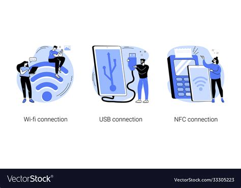 Device Connectivity Abstract Concept Royalty Free Vector