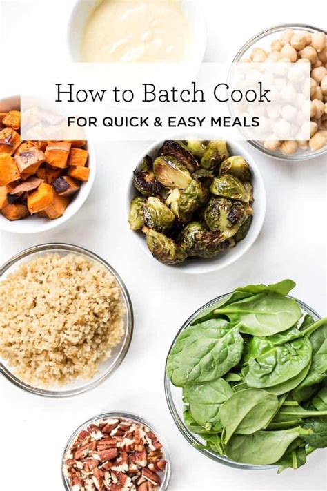 How To Batch Cook For Easy Meal Prep Simply Quinoa