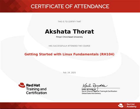 Linux Redhat Opensource Techskills Continuouslearning Akshata Thorat