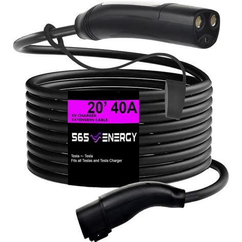 Tesla Ev Charger Extension Cable Tesla Model 3 X Y S 20 40a 99 9
