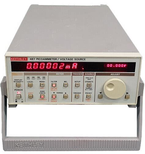Keithley 487 Picoammeter Voltage Source Ebay