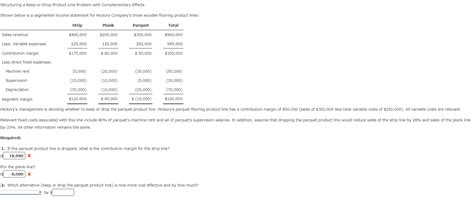 Solved Structuring A Keep Or Drop Product Line Problem With
