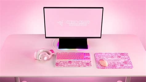 Razer Lança Linha Da Hello Kitty Com Headset E Cadeira Rosa Veja Produtos Voxel