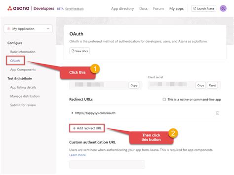 Oauth App Authentication Asana Connector Docs