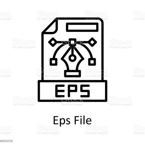 Eps File Vector Outline Icon Design Illustration Design And Development Symbol On White