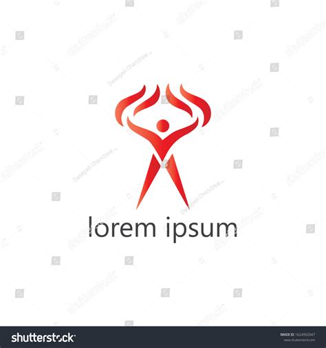 Creative Fire Man Logo Fire Icon Stock Vector Royalty Free 1624952047