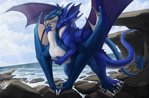 Rule 34 Anal Anal Sex Belly Scales Black Tongue Blue Body Blue Horn Blue Membrane Blue Scales