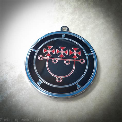 Sitri Sigil Medallion Ars Goetia Demon Seal Pendant Goetic Impressions