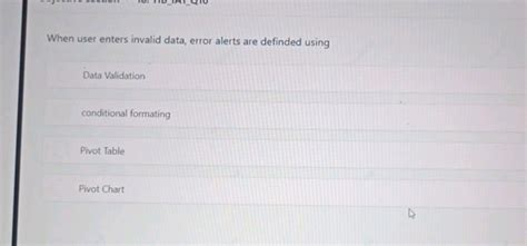 When User Enters Invalid Data Error Alerts Studyx