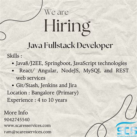 s cares services pvt ltd on linkedin javafullstackdeveloper java8
