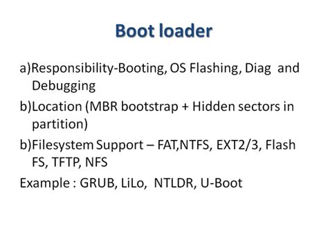 BIOS Bootloader PC Firmare Embedded System X86 Boot Loaders