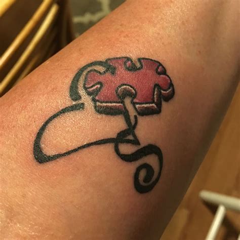 Puzzle Piece With Heart In 2024 Puzzle Tattoos Puzzle Piece Tattoo