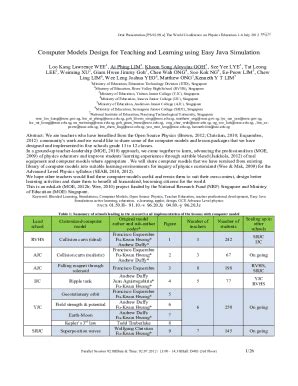 Fillable Online Computer Models Design For Teaching And Learning Using Fax Email Print