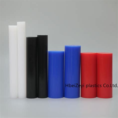 Extruded Solid Wear Resistant Colored Pp Plastic Rod For Cnc Machining