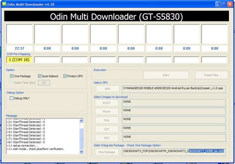 Odin V Freeze On Odin Mode Check Plcatform Verification Xda Forums