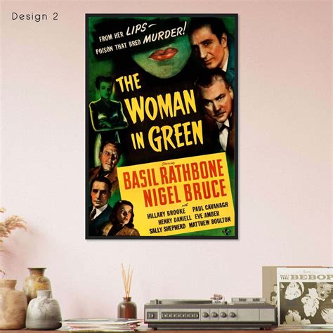 The Woman In Green 1945 Movie Poster Print Citiesbox