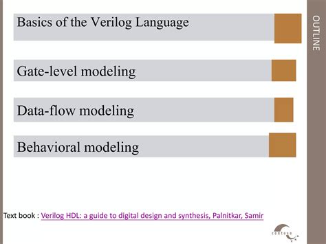 An Introductory Course On Verilog Hdl Verilog Hdl Ppr Pdf