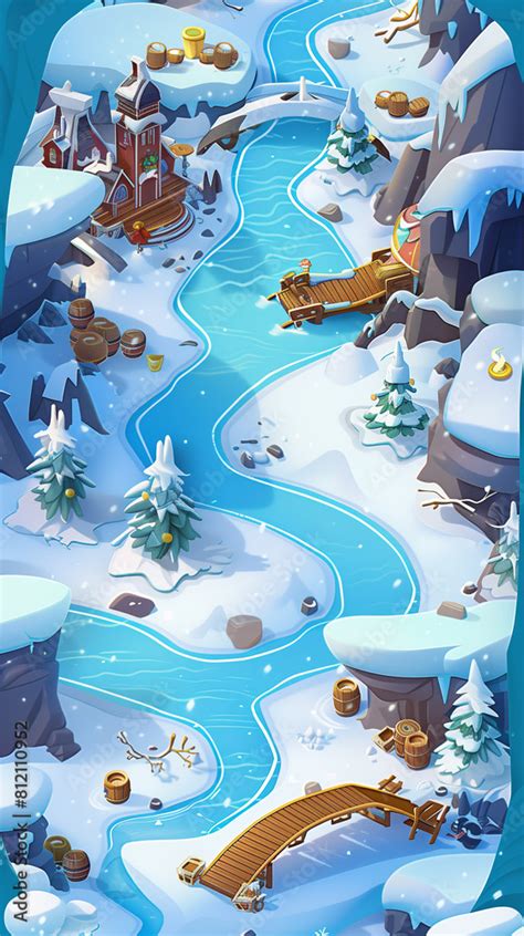 mobile game background level map progression stock illustration adobe