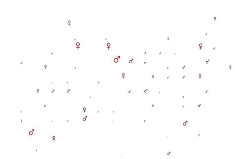 Light Red Vector Backdrop With Gender Signs Vector Art At Vecteezy