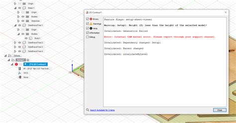 solved basic cam setup question autodesk community