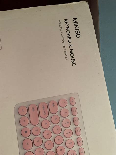 Wireless Keyboard Miniso Computers Tech Parts Accessories Computer Keyboard On Carousell