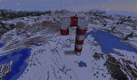 Big Candy Cane Minecraft Map