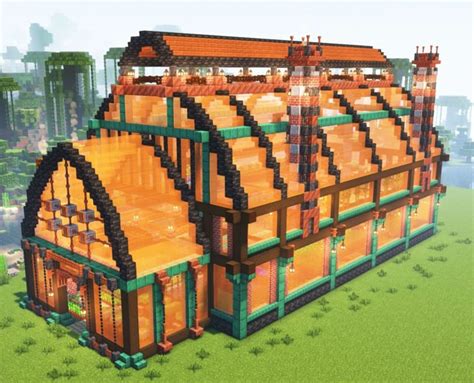 Minecraft Steampunk Greenhouse Tutorial Minecraft Theme Minecraft Inspo Minecraft Building Ideas