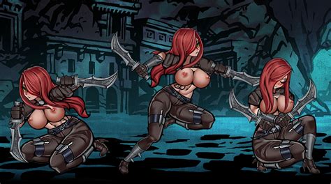 Rule 34 Big Breasts Blue Eyes Closed Eyes Crossover Dagger Darkest