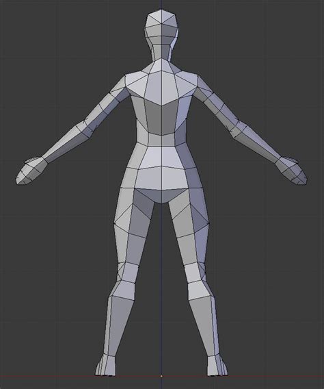 Low Poly Female Model D Model Ds Blend Dae Fbx Obj Free D