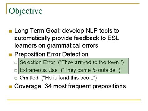 The Ups And Downs Of Preposition Error Detection