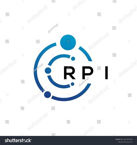 Rpi Letter Technology Logo Design On Stock Vector Royalty Free 2217473509 Shutterstock