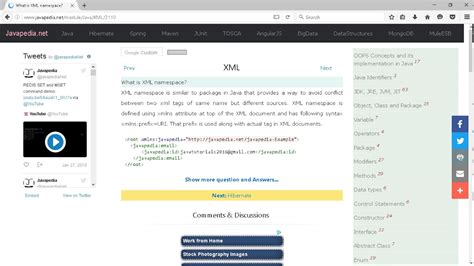 What Is Xml Namespace Youtube
