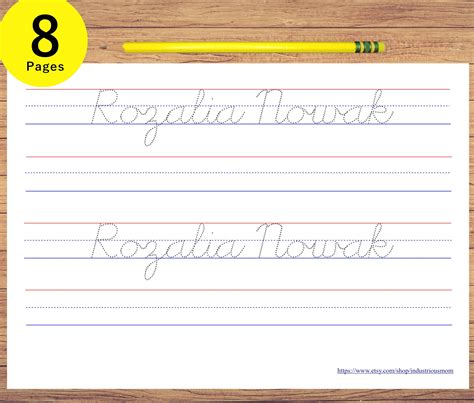 Personalized Cursive Writing