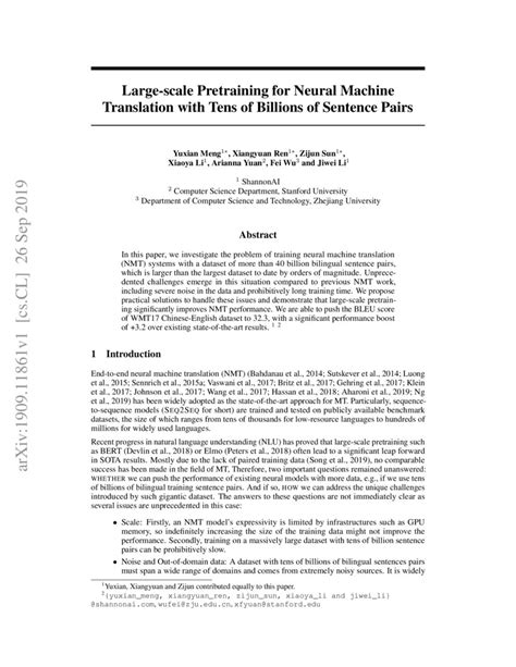 Large Scale Pretraining For Neural Machine Translation With Tens Of Billions Of Sentence Pairs