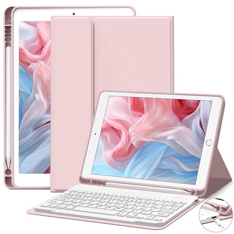 Zktuyu Keyboard Case For Ipad Th Th Th Generation Magnetically Detachable Wireless Keyboard