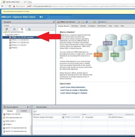 Vsphere 65 Datastore Inaccessible Host Is Gone Too But Why Rickatron Blog