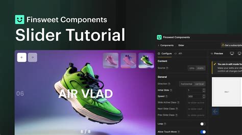 Build Cms Sliders In Webflow With Finsweet Components Youtube