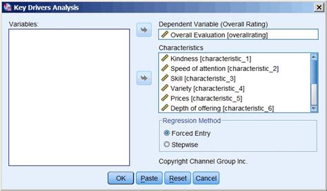 Key Drivers Add On For Spss Statistics Key Drivers Add On For Spss Statistics